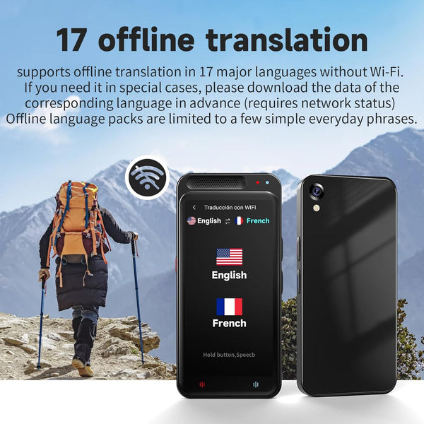 Language Translator Device, Two Way Real-Time Voice Translation Suppor ...